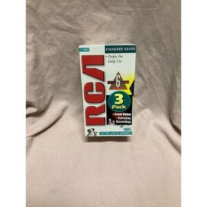 RCA | Media | 3 Pack Rca 6 Hour T2h Vhs Video Vhs Tapes Blank Factory ...